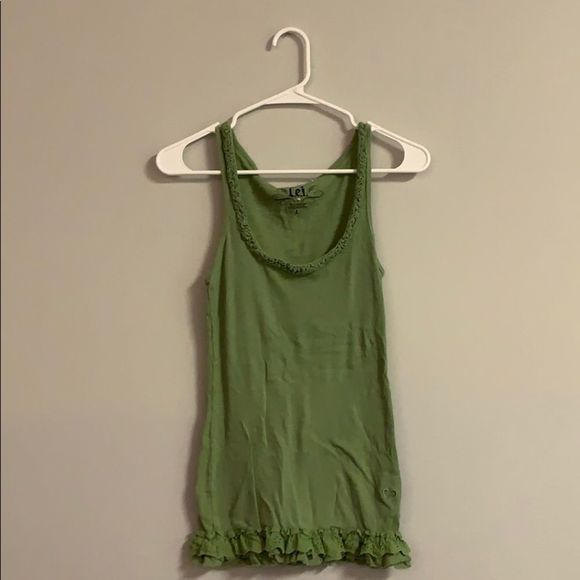 lei | Tops | Leigreentanklarge | Poshmark